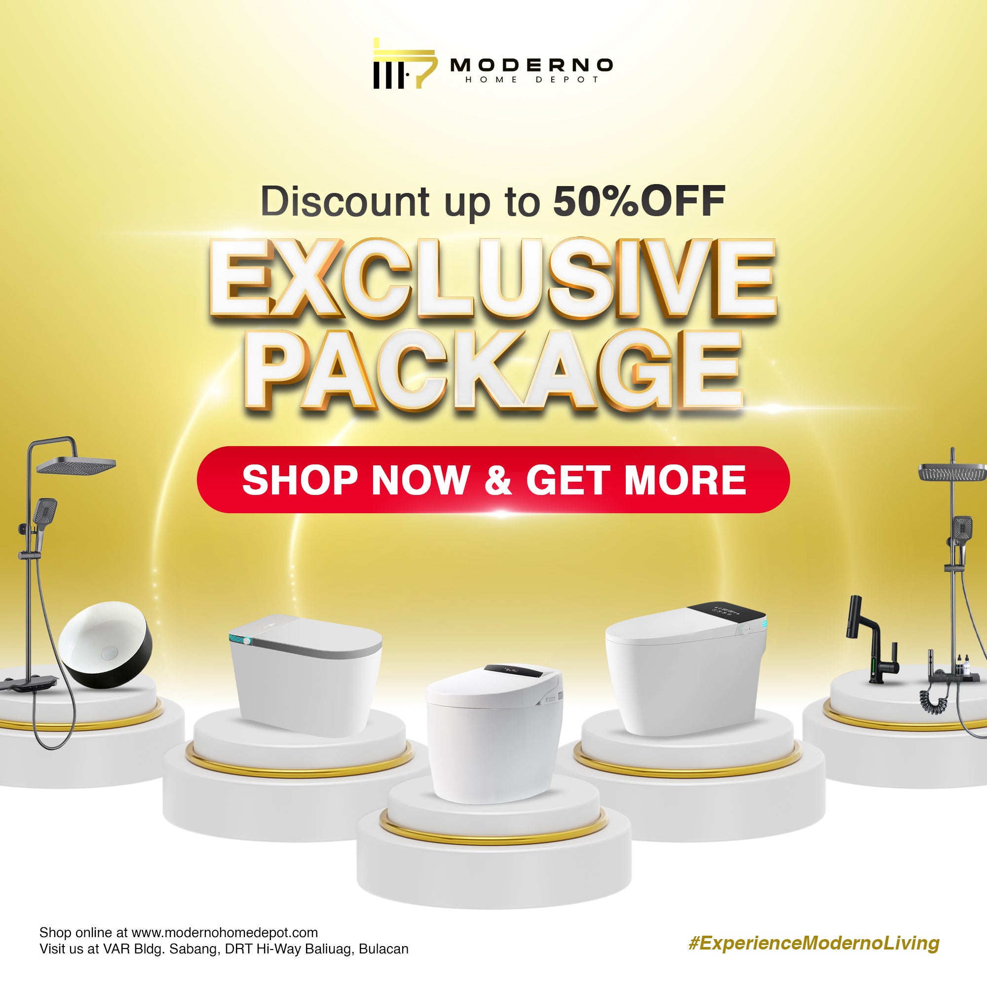 MHD EXCLUSIVE PACKAGE STARTING PRICE – Moderno Home Depot
