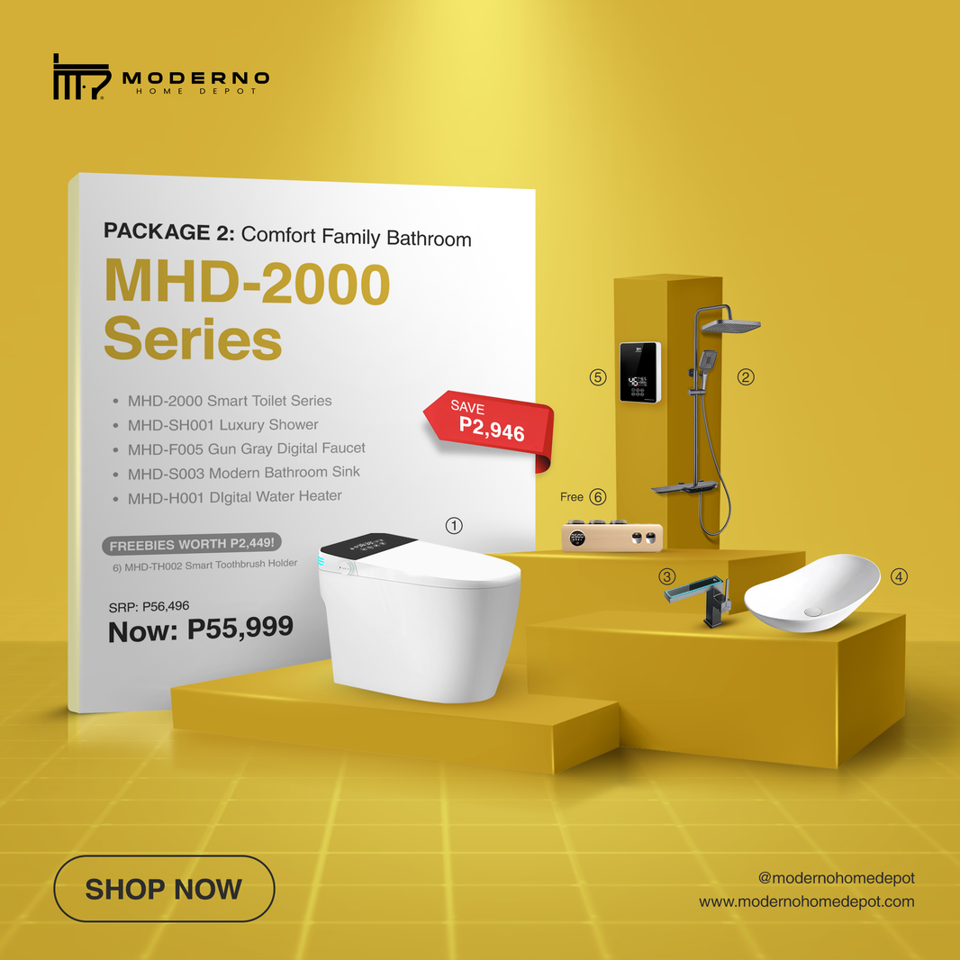 Moderno Exclusive Package (Comfort Family Bathroom) – Moderno Home Depot