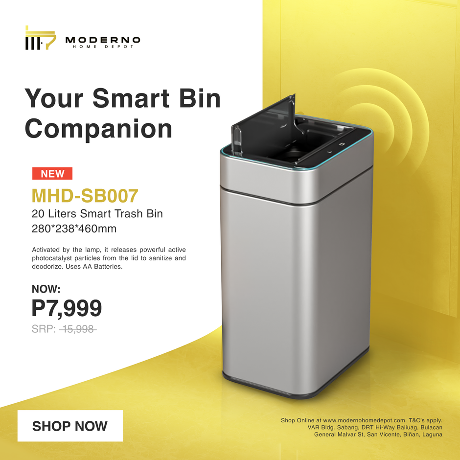 MHD - SB007 (Smart Trash Bin) – Moderno Home Depot